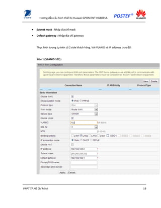 Modem Huawei HG8045A | PDF