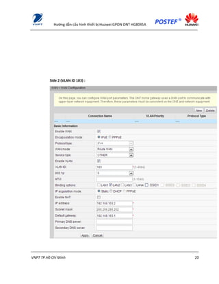Modem Huawei HG8045A | PDF