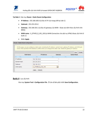 Modem Huawei HG8045A | PDF