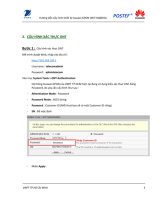 Modem Huawei HG8045A | PDF