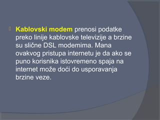 Modem i tipovi | PPT