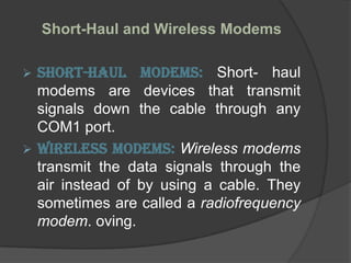 Modem presentation | PPTX