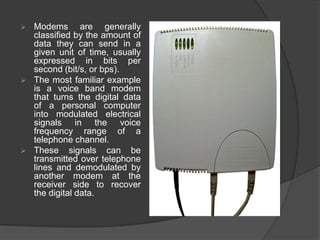 Modem presentation | PPTX