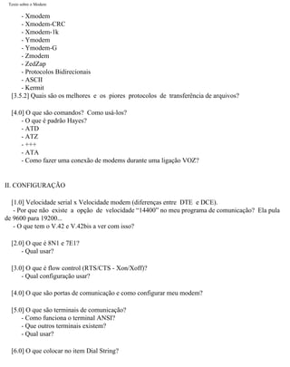 Modems | PDF