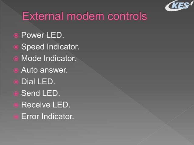 Modems | PPTX | Computer Networking | Computing