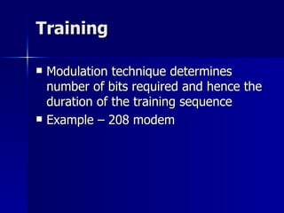 Modem synchronization and control | PPT