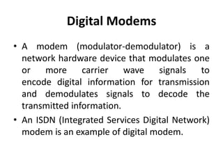 Modem technology | PPTX