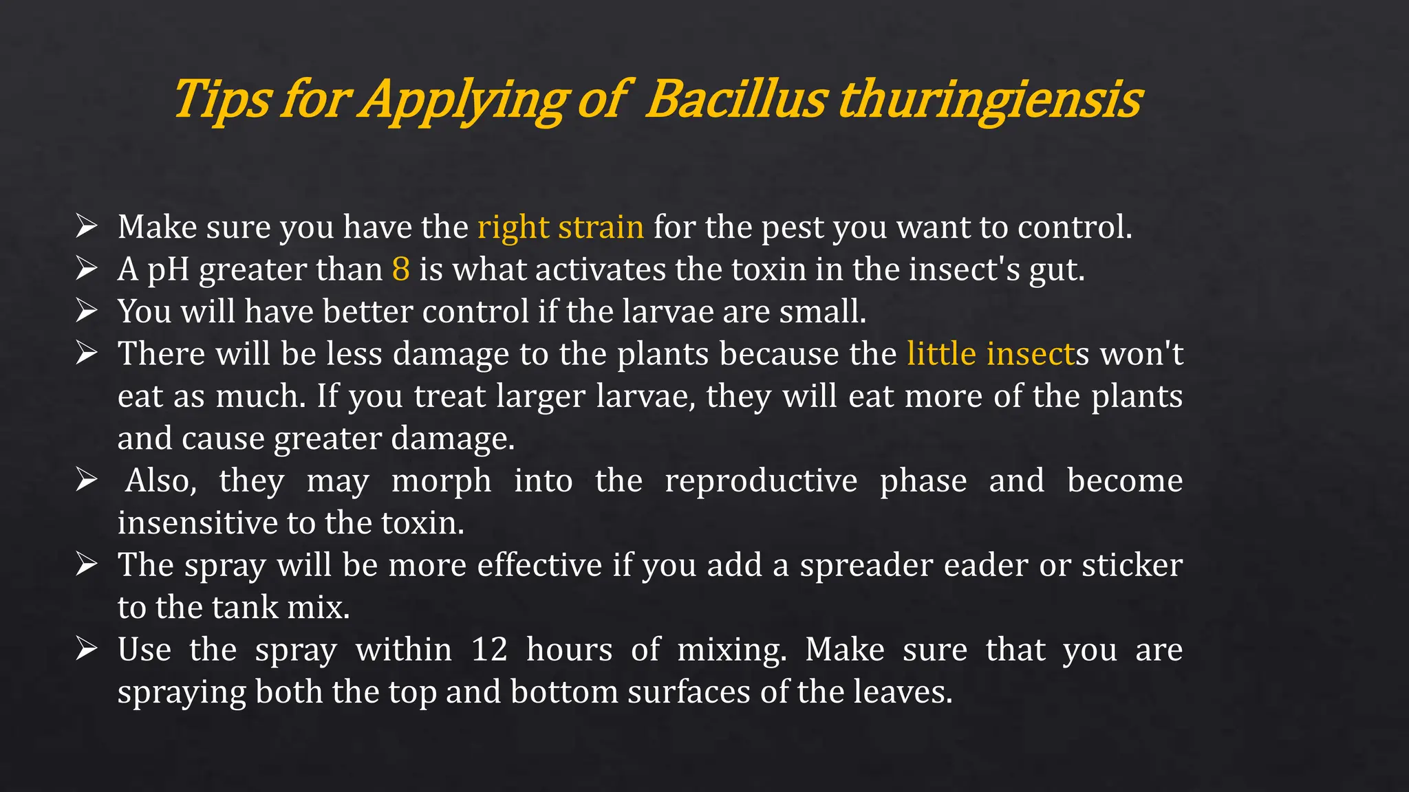 Mode of action of BT Bacillus thuringiensis (Bt) produce.pptx