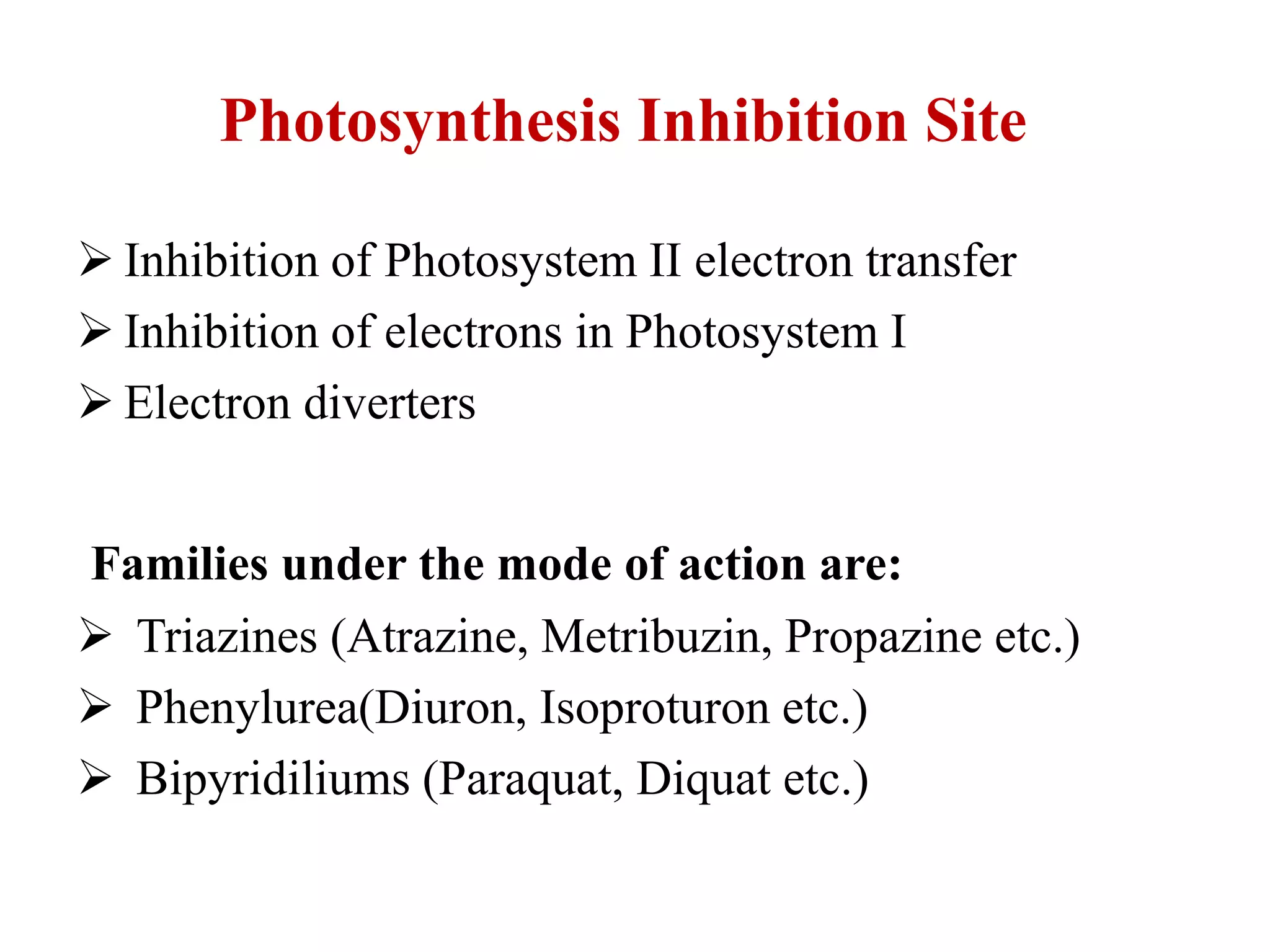 Mode of action of herbicides | PPTX