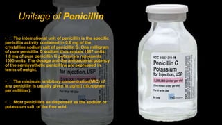 Mode of action of penicillin | PPTX