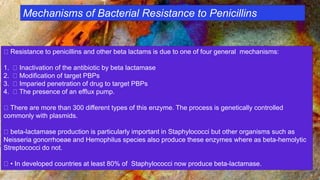 Mode of action of penicillin | PPT