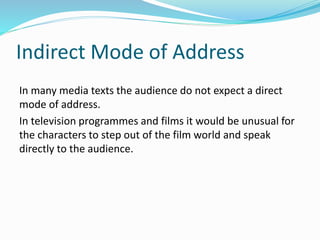 Mode of address | PPTX