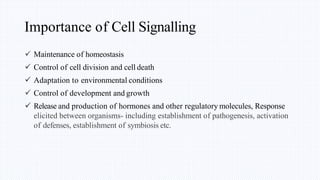 Mode of cell signaling Mechanism | PPTX