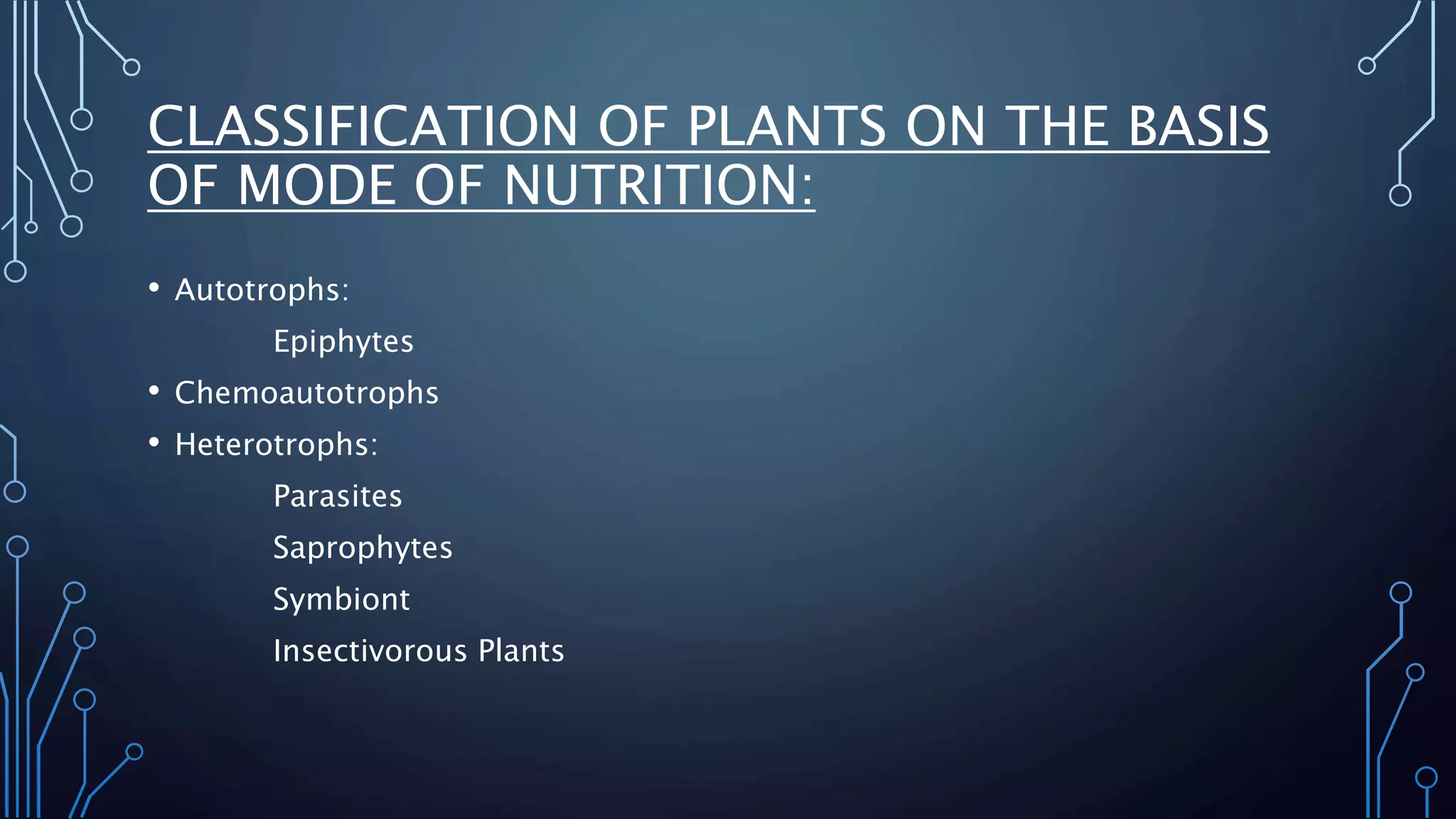 Mode of Nutrition in Plants | PPTX