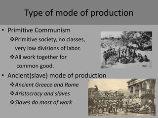 Mode of production | PPTX
