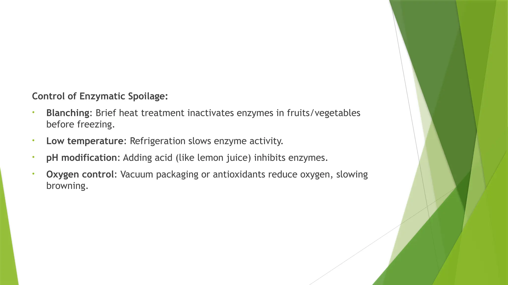 food spoilage causes and types of food spoilage | PPTX