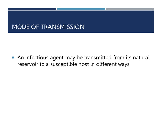 Modes of transmission of diseases m .pptx | Infectious Diseases | Diseases and Conditions