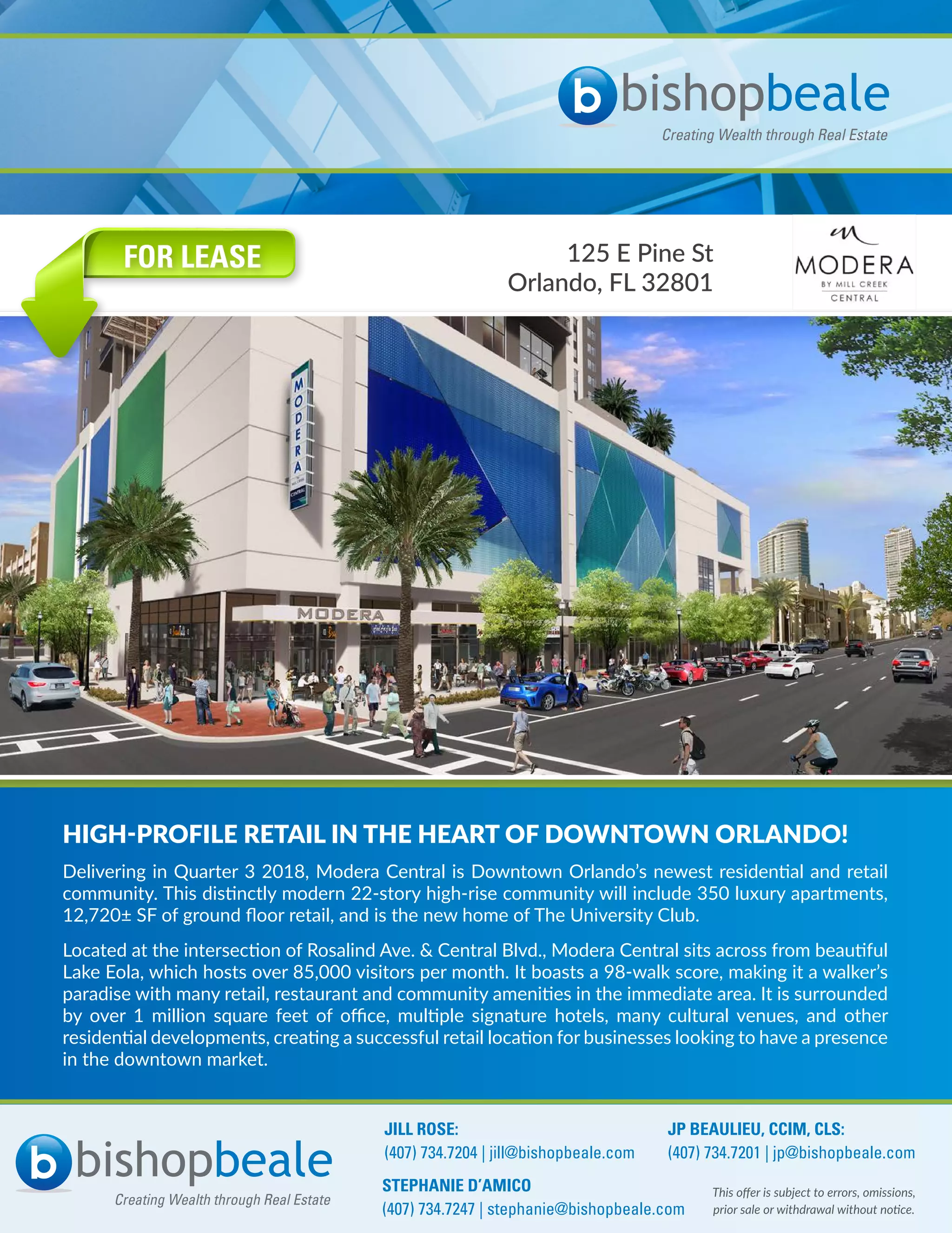 Modera Central leasing info | PDF