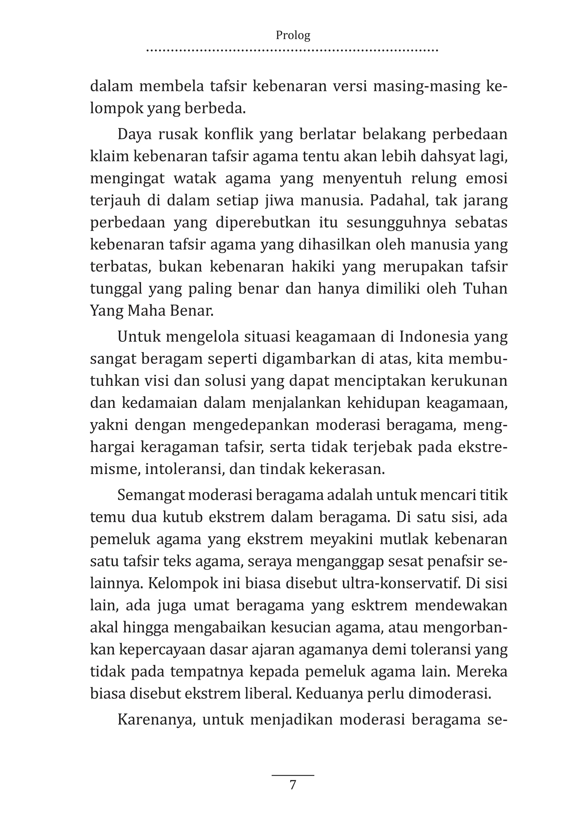 MODERASI_BERAGAMA untuk semua kalangan kemenag | PDF