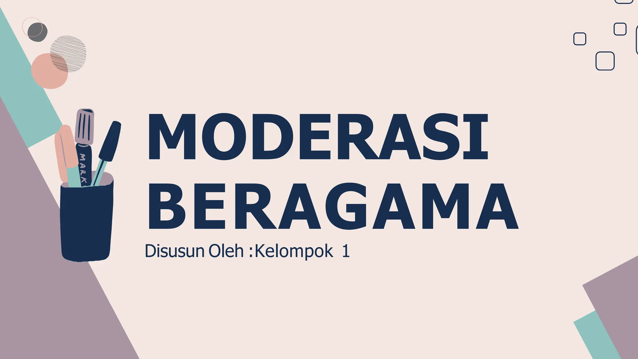 Karakteristik Moderasi Beragama yang menjadi salah satu prioritas | PPT