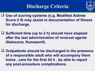 Modified Aldrete Discharge Criteria