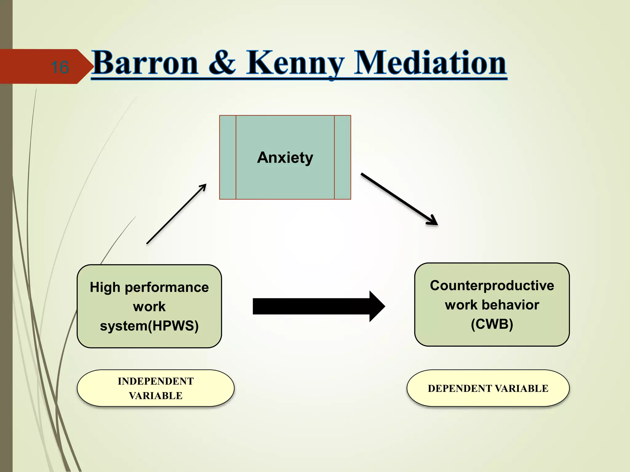 Moderation and mediation | PPTX