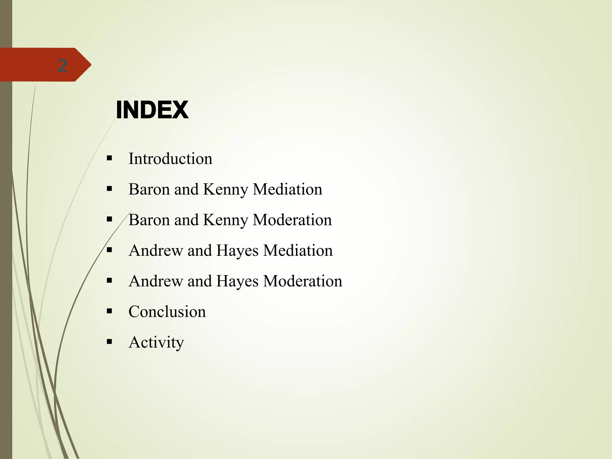 Moderation and mediation | PPTX