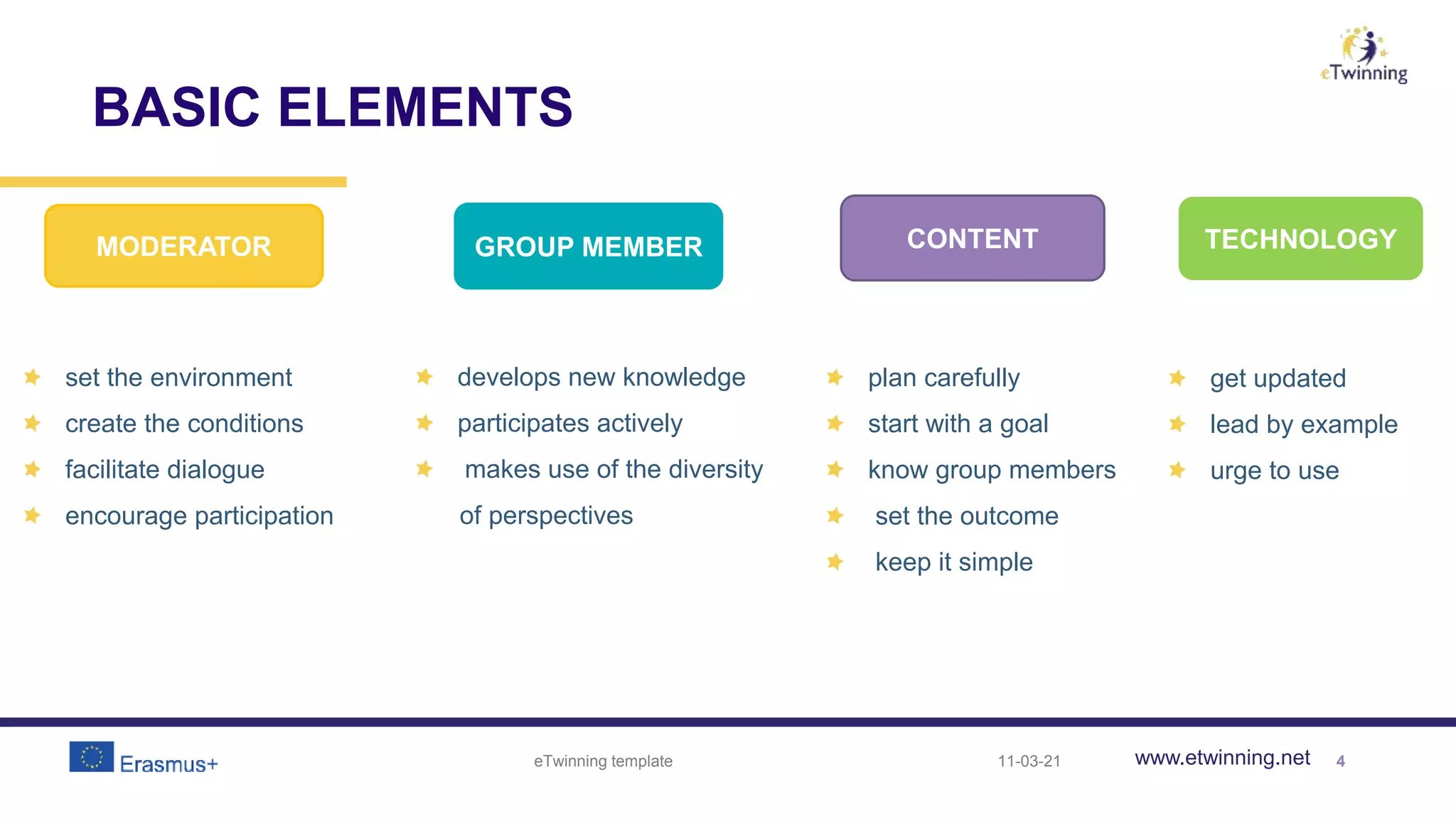 Moderation workshop block 1 | PPTX