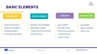Moderation workshop block 1 | PPTX
