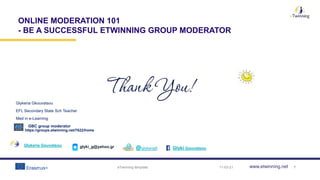 Moderation workshop block 1 | PPTX