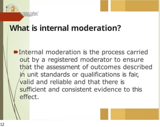 Moderator Learning foe assessors101.pptx | Educational Assessment ...