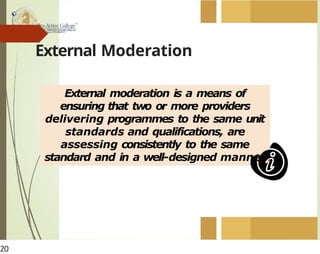 Moderator Learning foe assessors101.pptx | Educational Assessment ...