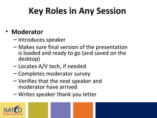 NATCO Moderator Orientation | PPT