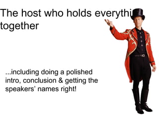 What makes a good conference moderator? | PPT | Personal Celebrations ...