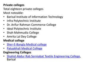 Barisal,Bangladesh | PPTX