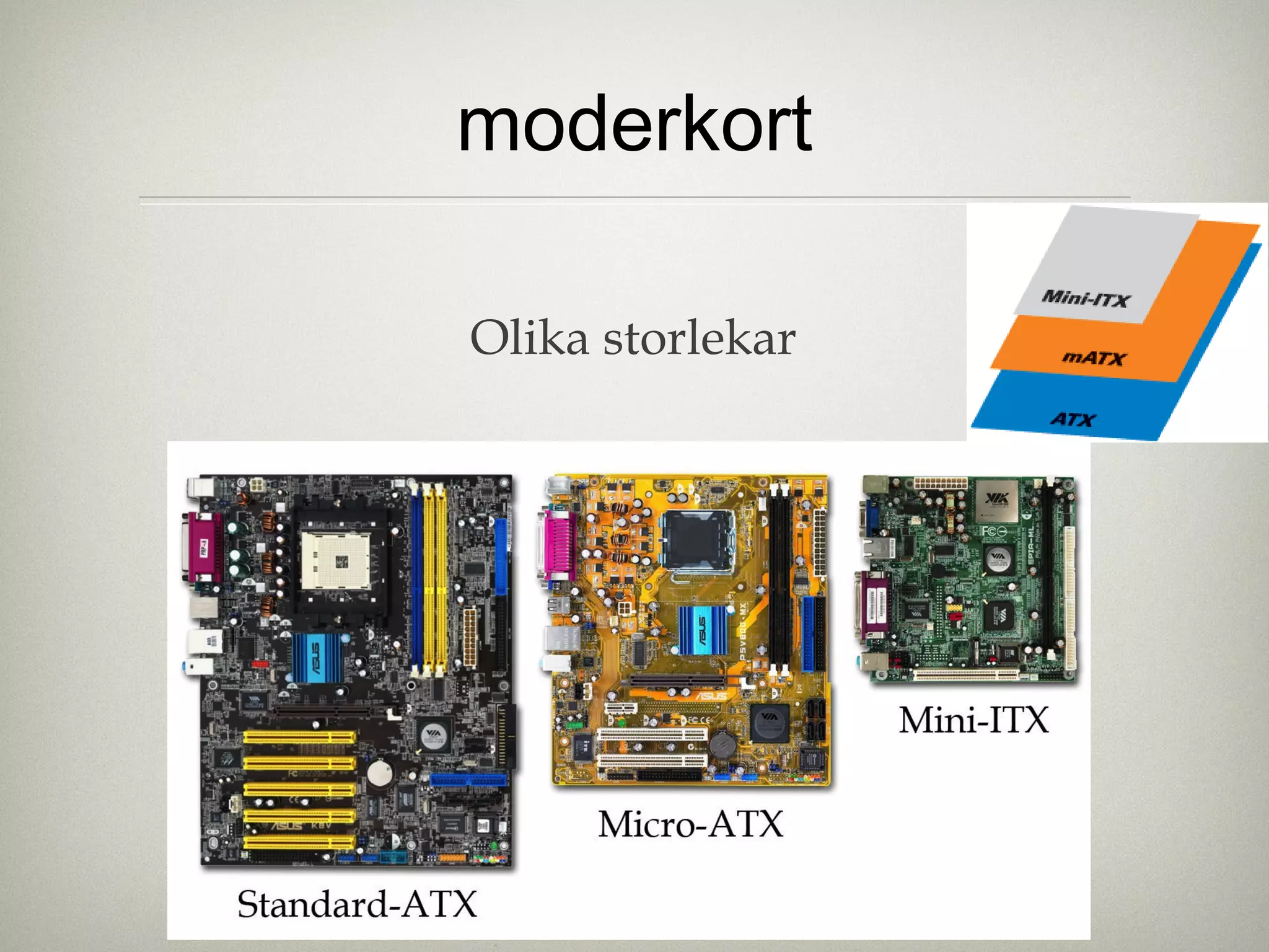 Moderkort presentation Alexander Och Dimer | PPT