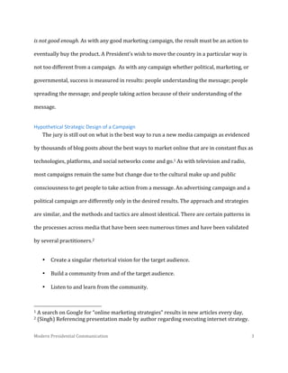 Modern Presidential Communications - Communicating Presidential ...