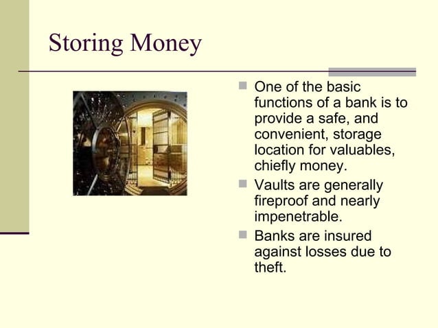 Forms and Functions of Modern Banking | PPT