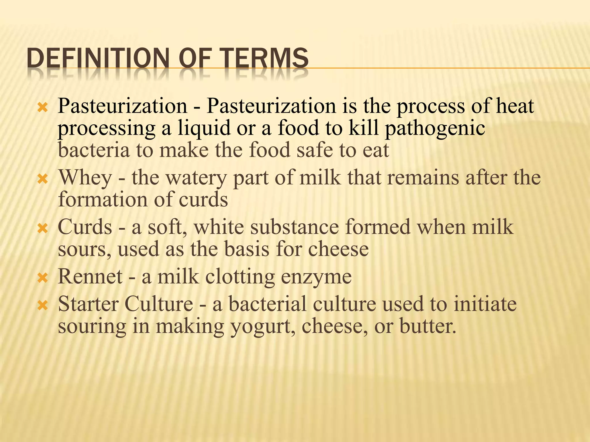 Modern Cheese-Making | PPTX