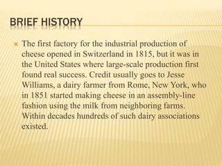 Modern Cheese-Making | PPTX
