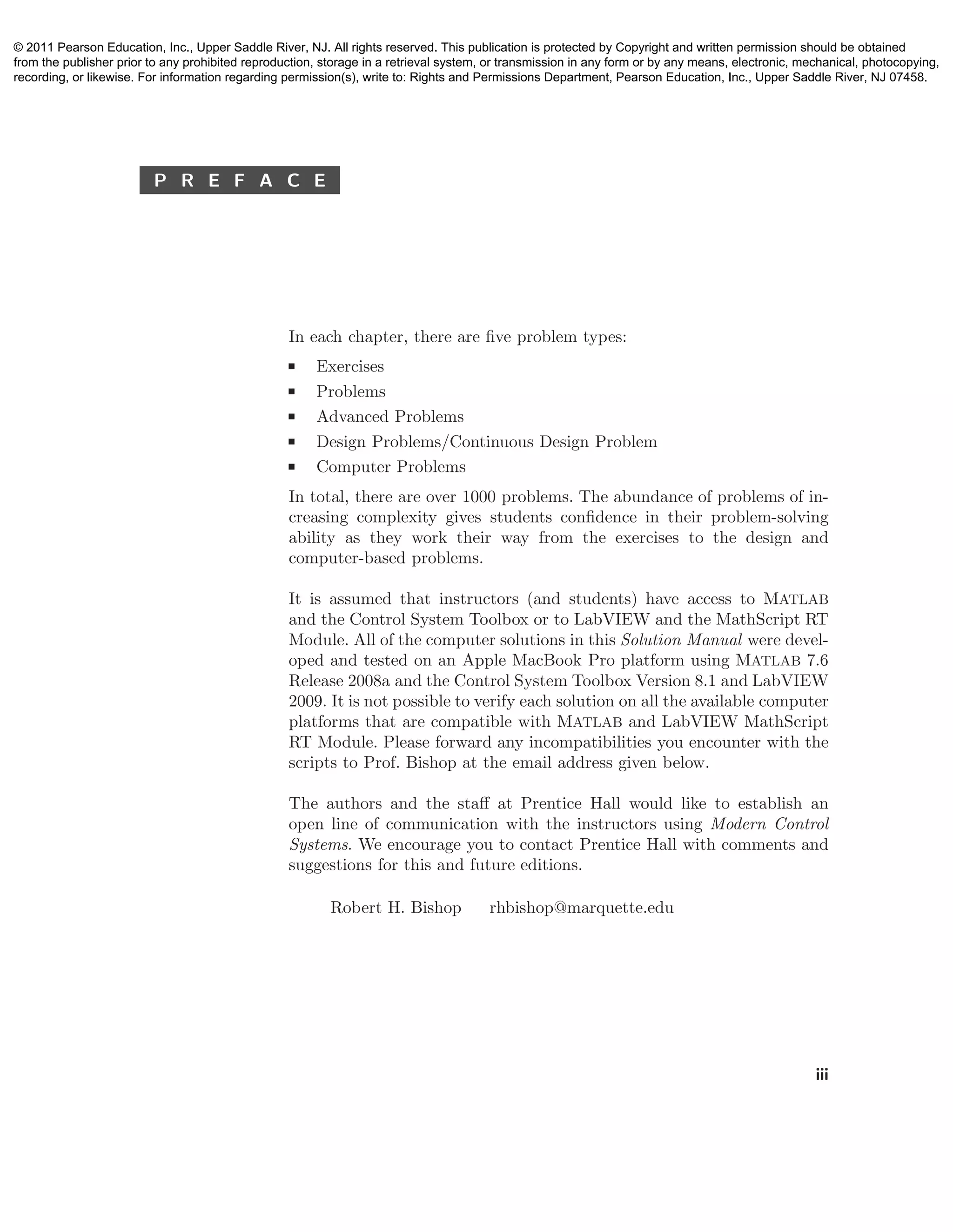 Modern Control Systems 12th Edition Dorf Solutions Manual | PDF