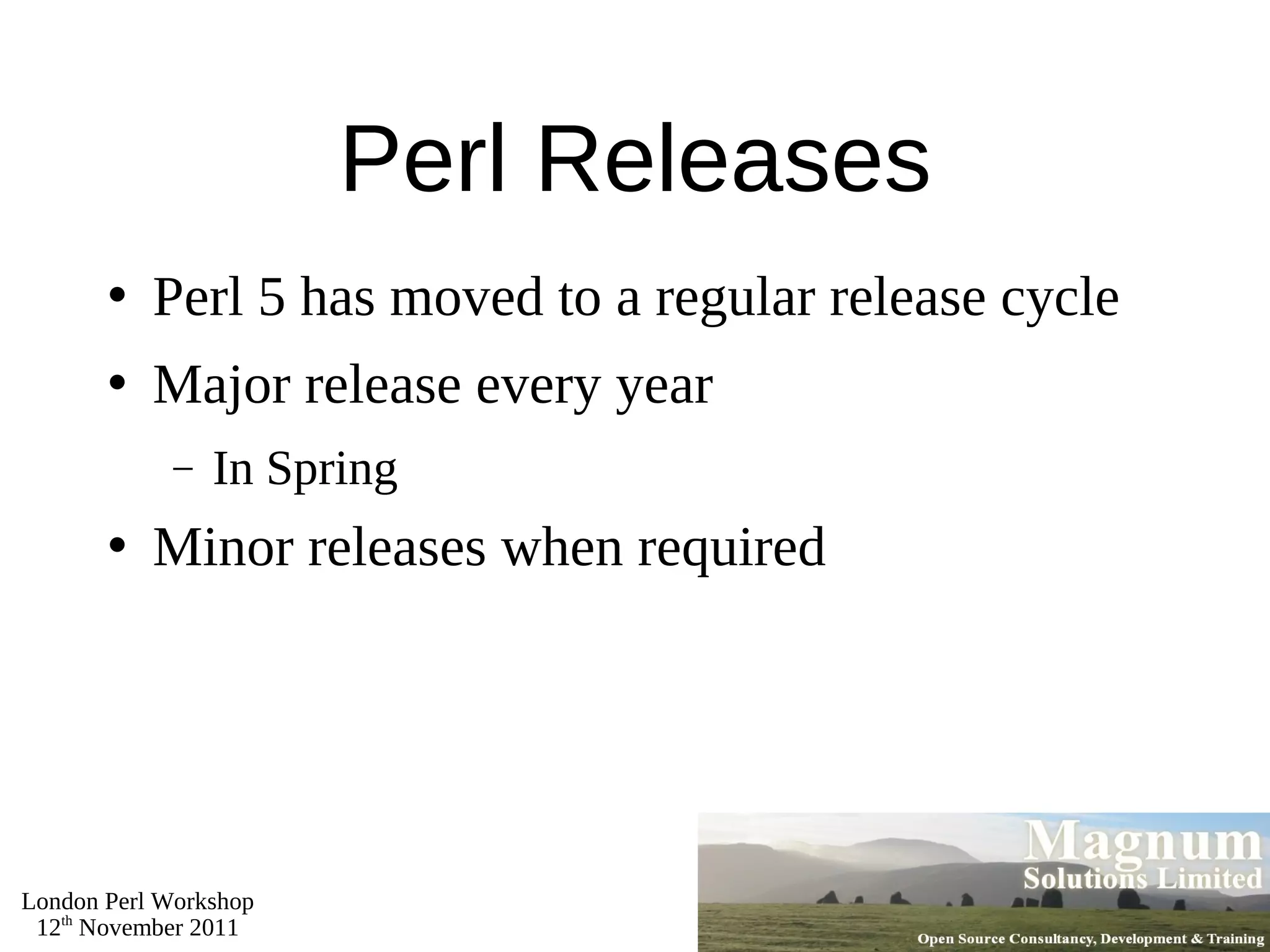 Modern Core Perl