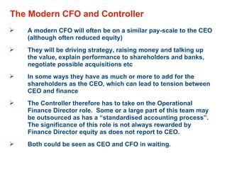Modern Finance Organisation | PPT