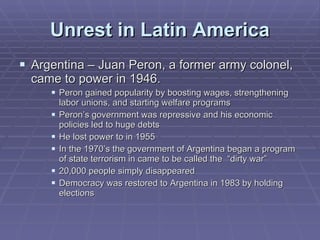 Modern Latin America | PPT