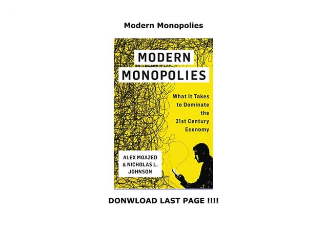 Modern Monopolies | PDF