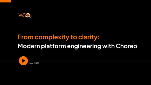 Modern Platform Engineering with Choreo - The AI-Native Internal Developer Platform as a Service ...