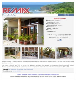 Modern Studio Apartment | PDF