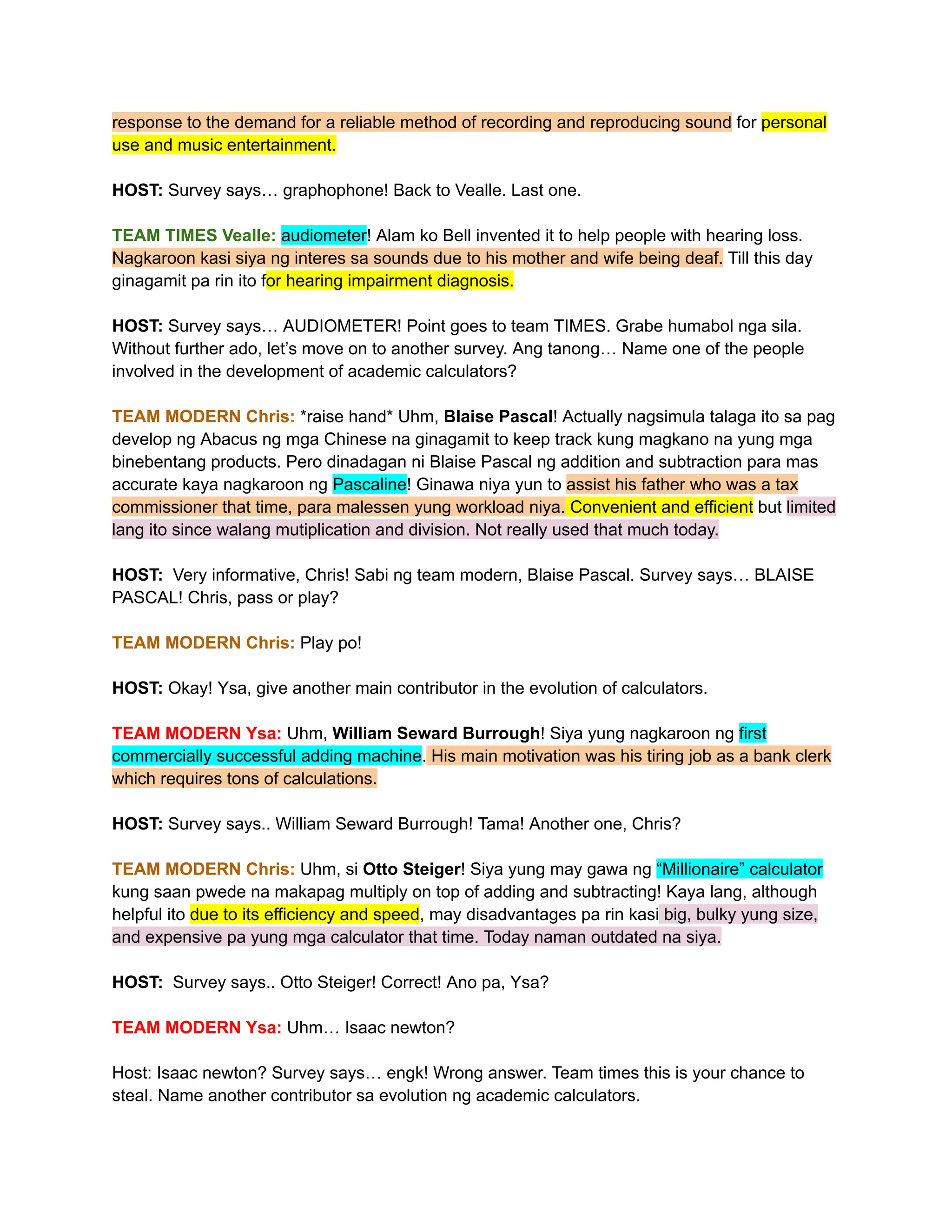 MODERN DAY FOR SCIENCE SCRIPT WITH INVENTIONS | PDF | Infectious ...