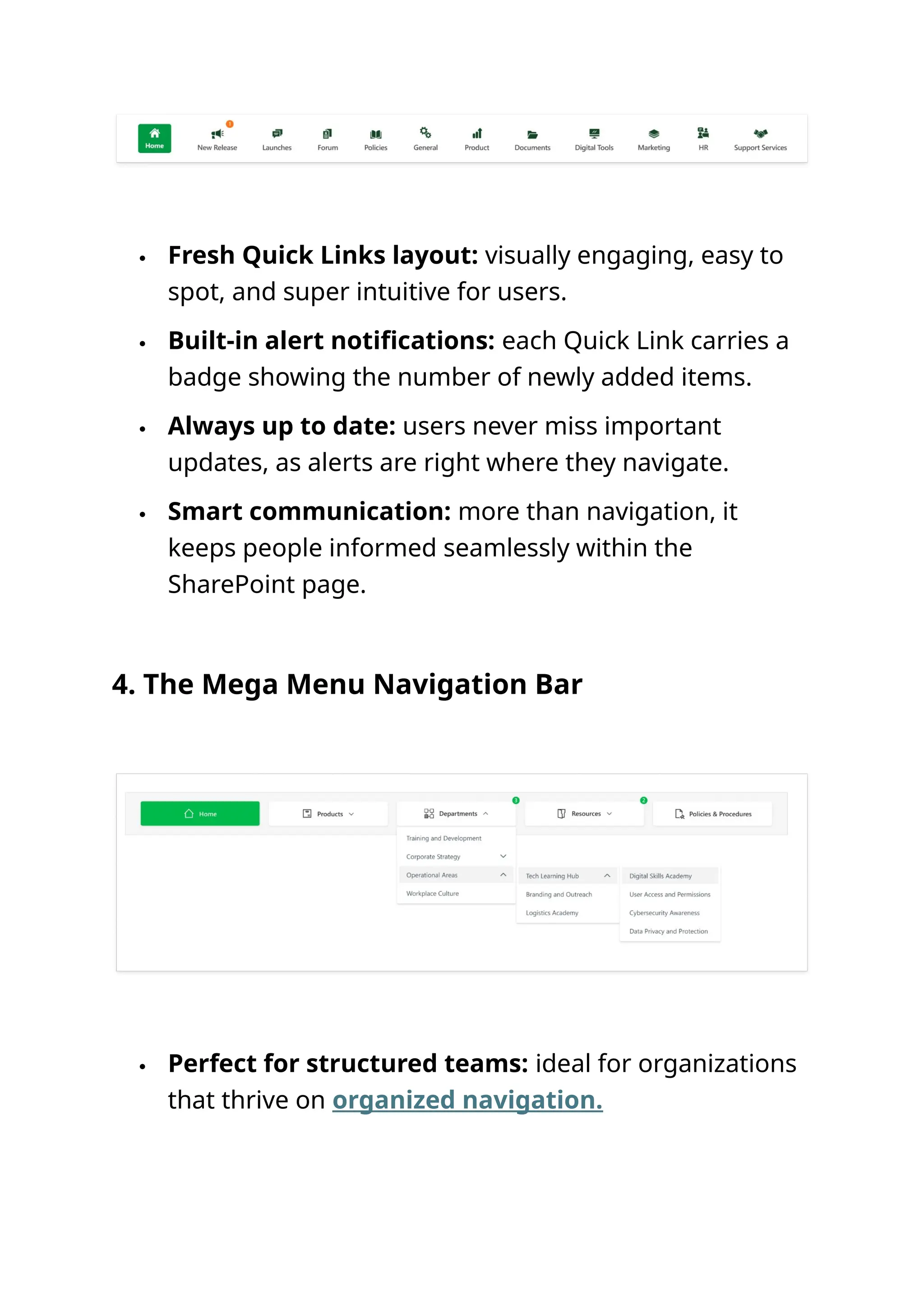 Modern SharePoint Custom Top Navigation Web Part: Boost UX and Productivity | DOCX