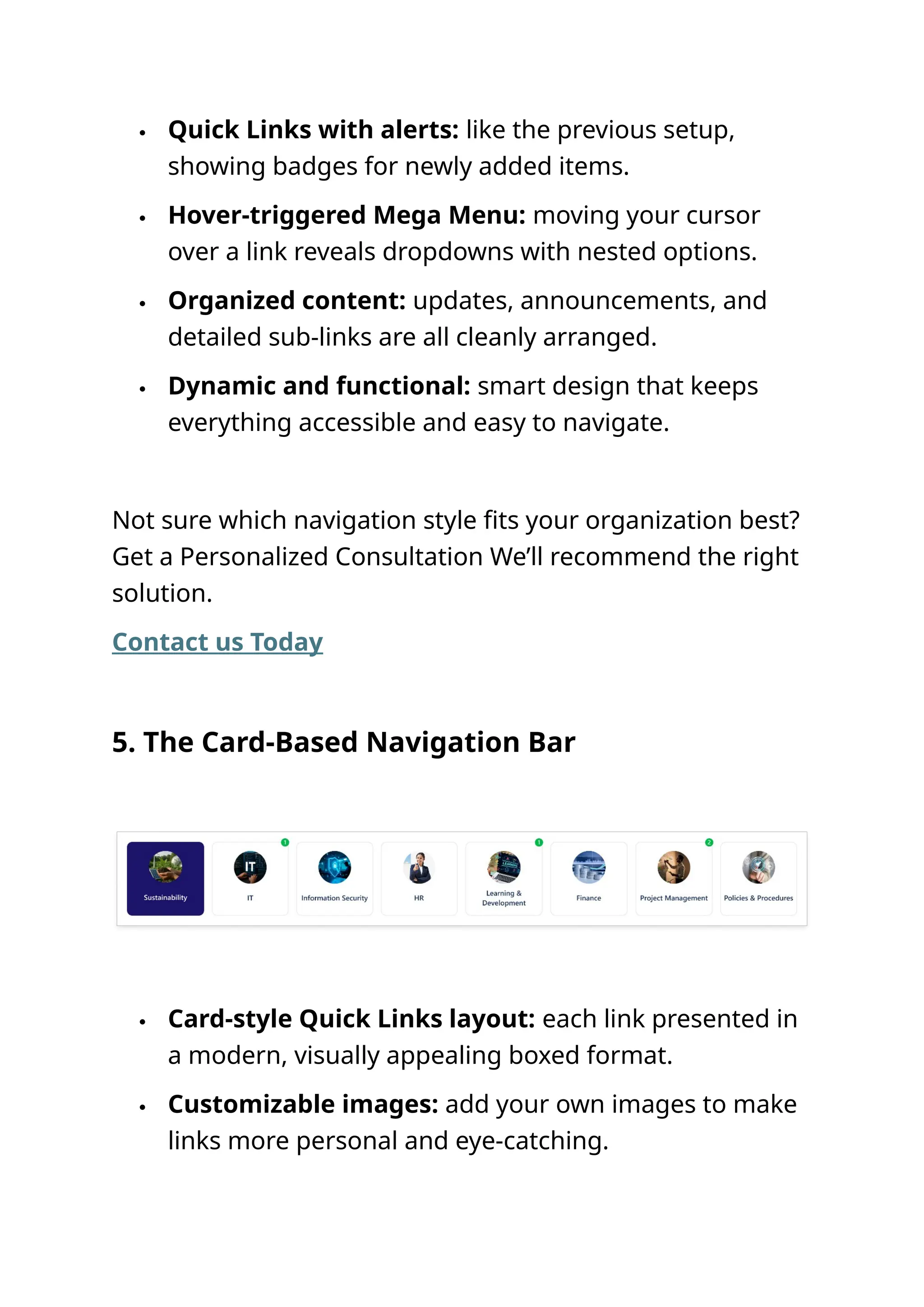 Modern SharePoint Custom Top Navigation Web Part: Boost UX and Productivity | DOCX